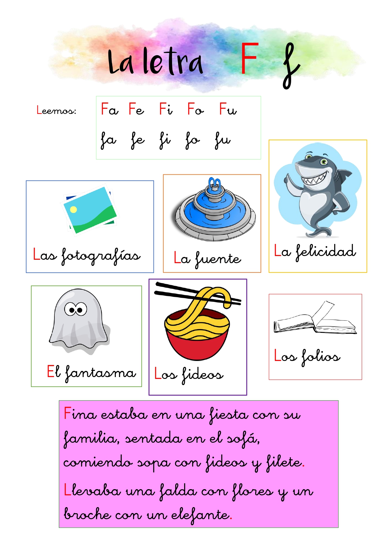 Las letras – Al cole con Vero