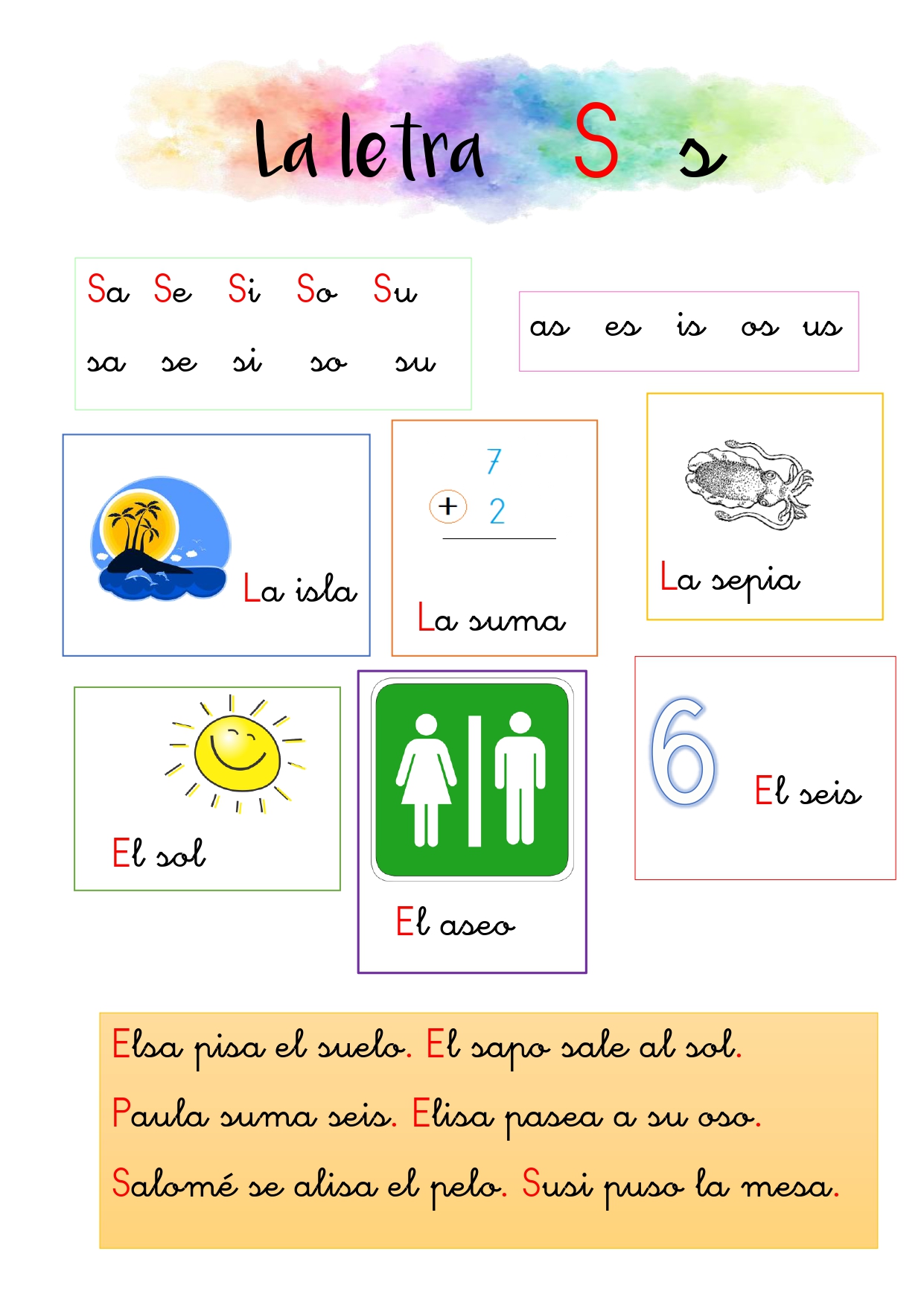 Las letras – Al cole con Vero