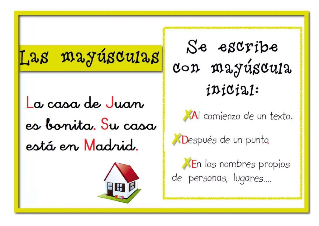 Reglas de ortografía – Al cole con Vero