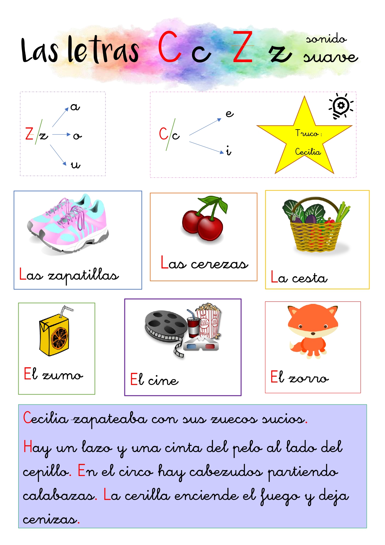 Las letras – Al cole con Vero