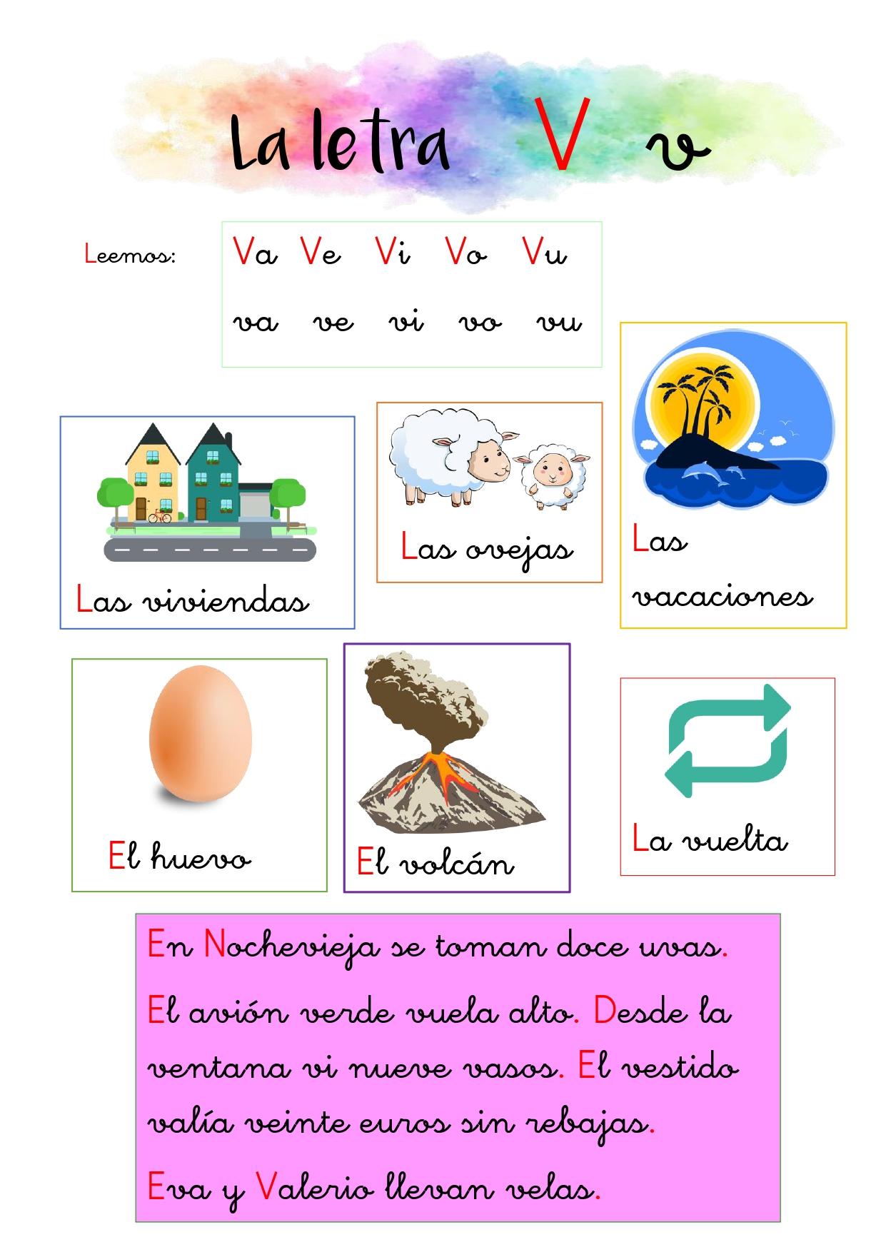 Las letras – Al cole con Vero